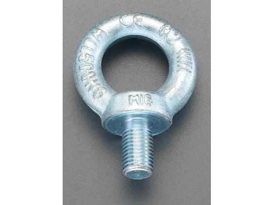 【仕様】●材質：鍛造鋼（亜鉛メッキ）●DIN580●ねじ径：M12●内径：30mm●線径：12mm●使用荷重：340kg【備考】※メーカーの都合により、パッケージ・仕様等は予告なく変更になる場合がございます。【検索用キーワード】エスコ　ES...