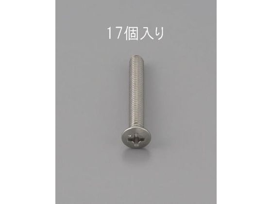 【仕様】●材質：ステンレス●並目ねじ●全ねじ●頭形状：（＋）丸皿頭●サイズ：M2×10●ピッチ：0．4●入数：17個【備考】※メーカーの都合により、パッケージ・仕様等は予告なく変更になる場合がございます。【検索用キーワード】エスコ　ESCO...