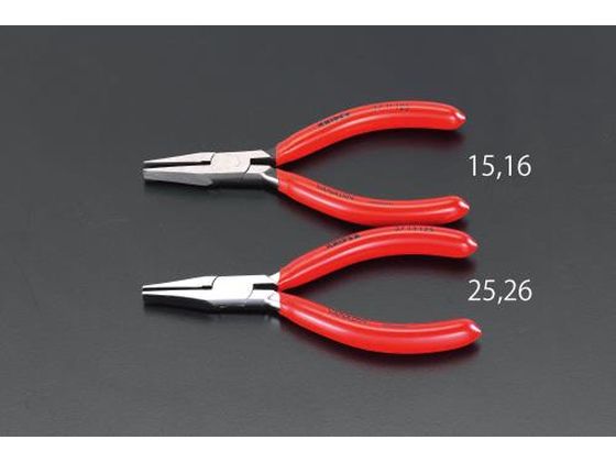 【仕様】●メーカー：KNIPEX（クニペックス）●型番：3721125●全長：125mm●ハンドル：プラスチックコーティング●仕上げ：磨き●先端サイズ（幅×厚み）：2．0×2．0mm【備考】※メーカーの都合により、パッケージ・仕様等は予告な...