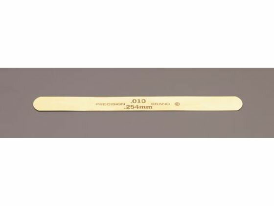 【仕様】●リーフ幅（mm）：12．7●サイズ（mm）：0．229●材質：真鍮●リーフ長（mm）：127●入数：10枚【備考】※メーカーの都合により、パッケージ・仕様等は予告なく変更になる場合がございます。【検索用キーワード】エスコ　ESCO...