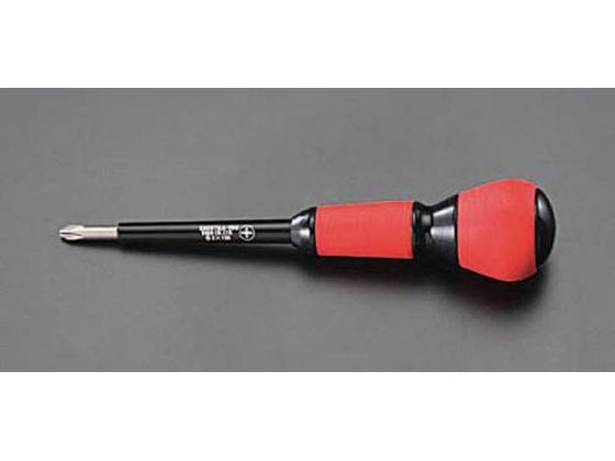 【仕様】●先端×軸径：＃2×6．3mm●軸長：100mm●マグネット付●ハンドルは手の平に収まる抜群のフィット感●押しながらトルクもよく伝わるグリップ形状●六角軸形状●生産国：日本●先端にマグネットが付いており、ねじが落ちにくくなっています...