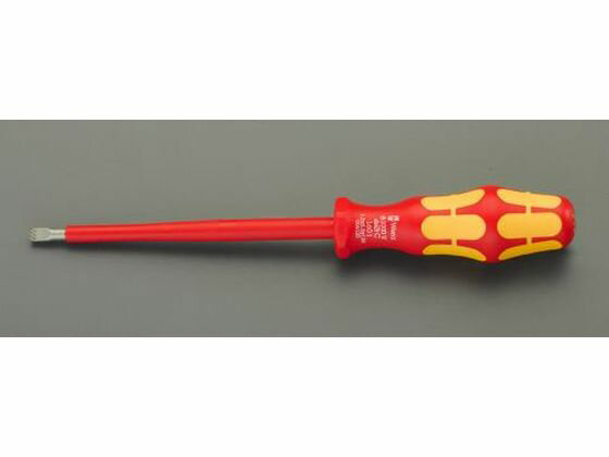 【仕様】●1000V絶縁●先端滑り止め加工●先端：6．5×1．2mm●軸長：150mm【備考】※メーカーの都合により、パッケージ・仕様等は予告なく変更になる場合がございます。【検索用キーワード】エスコ　ESCO　えすこ　6.5x1.2mm　...
