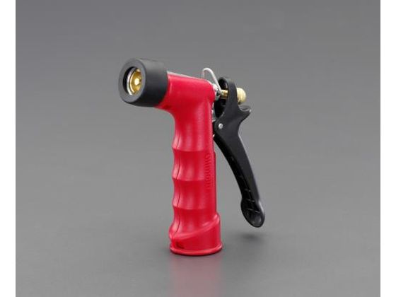 【仕様】●接続ねじサイズ：3／4”NH●全長：145mm●水・温水どちらも使用可能●材質：亜鉛ダイカストボディ、グリップカバー部：PVC（プラスチック）●水量調節可能●連続噴射クリップ付●プラグなし●★スプレーパターン2種（ジェット、ミスト...