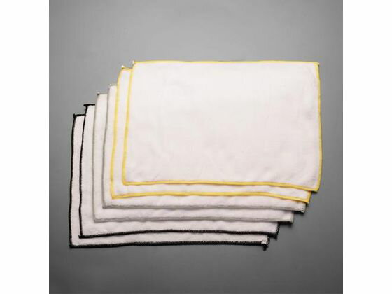 【仕様】●サイズ（mm）：400×300●材質：ポリエステルマイクロファイバー●6枚セット（黄×2・灰×2・黒×2）●特許技術により吸水速度が非常に高い。●端部は識別に便利な3色展開。●洗車や拭き上げ、磨き上げ等に最適。【備考】※メーカーの...