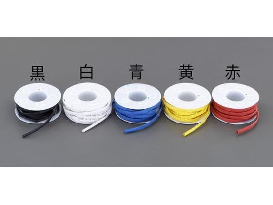 【仕様】●材質：ポリオレフィン●110℃の加熱で50％収縮（直径）します。●全長：5m●収縮前内径：φ8mm●収縮後内径：φ4mm●耐電圧：600V●色：黒●電子機器・家電・自動車内に使用されるケーブル接続部や端子の保護・絶縁に●RoHS対...