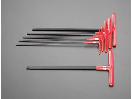 【仕様】●6本組●サイズ：2．5・3・4・5・6・8mm●全長：250mm●ボールポイント付【備考】※メーカーの都合により、パッケージ・仕様等は予告なく変更になる場合がございます。【検索用キーワード】エスコ　ESCO　えすこ　2.5-8mm...
