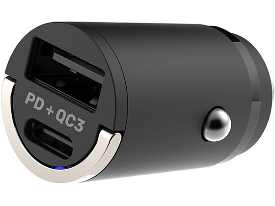 【商品説明】車のDCソケットのキャップが閉まる超コンパクト設計。USB　PD（Power　Delivery）規格準拠。USB　Type−Cポート最大20W　（9V／2．22Aまたは12V／1．67A）の高出力。クアルコム社　クイックチャージ...