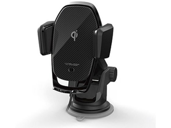 【商品説明】ワイヤレス充電の規格「Qi」認証品。スマホ／iPhoneをかざすだけでアームが自動で開閉。赤外線式近接センサー搭載。エンジンOFFの状態でも電動でアームが開閉可能なキャパシタ内蔵。強い吸着力を維持するレバー付吸盤マウントボールジ...