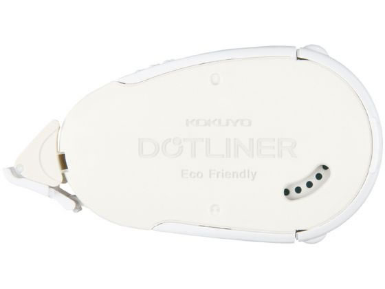 【商品説明】リフィルの主なプラ部分に紙パウダーを主材料とした複合樹脂を使用。軽い引き心地や粘着性能はそのままに　、従来品に比べてプラスチック使用量を削減したエコタイプのドットライナーです。テープ状ののりなので、ベタつかず、乾く時間を待たずに...