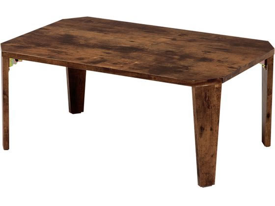 【商品説明】天然木のような古木調の色合いと木目感の再現にこだわりました。折りたたみ機能付き。【仕様】●サイズ：（約）幅75×奥行50×高さ32（7）cm●折りたたみ式●主材：プリント紙化粧繊維板●注文単位：1台【階上げ・階下げについて】※原...