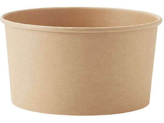 【商品説明】ナチュラル感のあるおしゃれなクラフトのペーパーカップです。浅型で、サラダやお惣菜などのテイクアウト用として。アウトドアやホームパーティー等にもおすすめです。別売で「未晒フードカップ浅型500／750／1000ml用フタ」がありま...