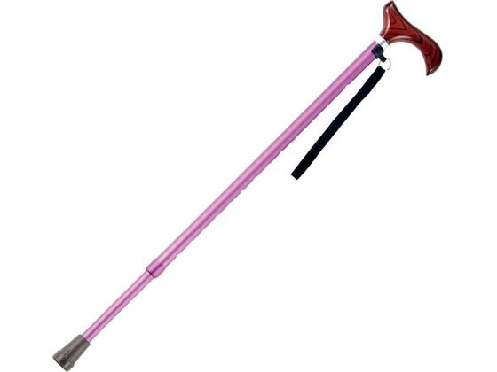 【仕様】●サイズ：長さ67．5〜90cm（10段階：2．5cm）、グリップ長さ／12cm、ゴムチップ底径／3．0cm●パイプ径：上部／1．9cm、下部／1．6cm●重さ：275g●材質：本体／アルミ、グリップ／木製●適応ゴムチップ内径：16...