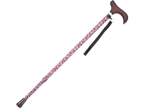 【仕様】●サイズ：長さ67．5〜90cm（10段階：2．5cm）、グリップ長さ／12cm、ゴムチップ底径／3．0cm●パイプ径：上部／1．9cm、下部／1．6cm●重さ：275g●材質：本体／アルミ、グリップ／木製●適応ゴムチップ内径：16...
