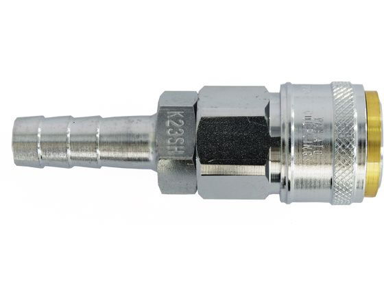 【商品説明】●リングを引く必要のない差し込むだけのワンタッチ式エアソケットです。【仕様】【材質】●本体：鋼鉄【仕様】●適用流体：空気●最高使用圧力（MPa）：1●ホース口外径（mm）：11【備考】※メーカーの都合により、パッケージ・仕様等は...