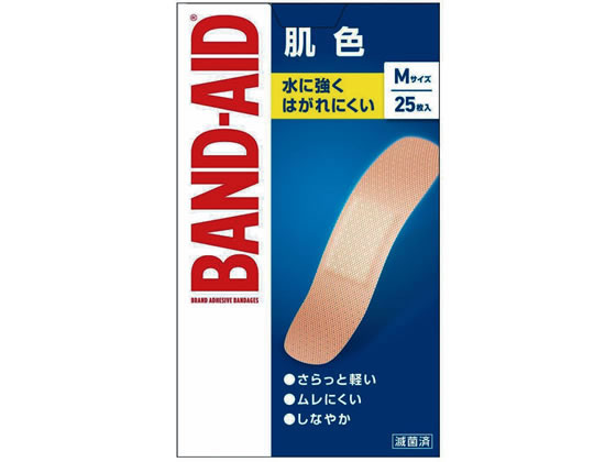 【商品説明】貼り心地が良く、端からはがれにくい「オーバル形」を採用。ユニークなカタチがパッド部分（創傷部分）にかかるストレスを軽減します。また、テープの端が丸くなったことではがれにくく。すべてのバンドエイドは滅菌済です。【仕様】●サイズ：テ...