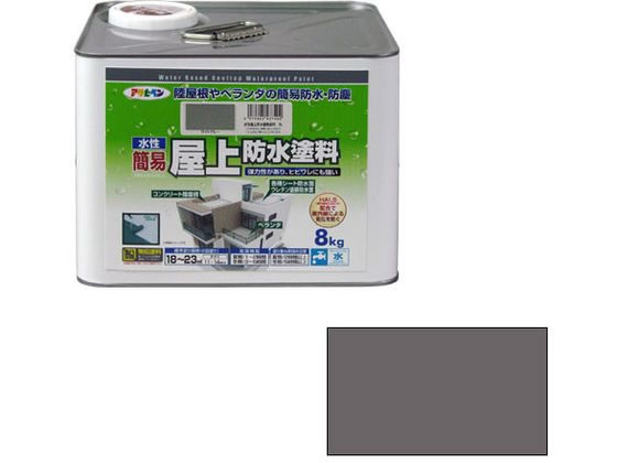【商品説明】●特殊架橋システム及び紫外線劣化防止剤（HALS）配合で、耐候性・耐久性に優れた高性能塗料。●シート防水面への密着性に優れ、塩ビシート、アスファルト防水面に直接塗装可能。●酸性雨・酸性雪・塩害に強い塗料。●骨材の働きにより、滑り...