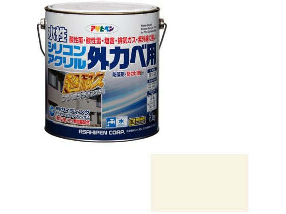 【商品説明】●特殊フッ素樹脂、シリコン架橋システム及び紫外線劣化防止剤（HALS）の相乗効果により汚れにくく、耐久性が格段に優れた高性能塗料です。●防カビ剤・防藻剤の配合により、長期間カビ・藻（モ）・コケの発生を防ぎます。●厚塗りしてもタレ...