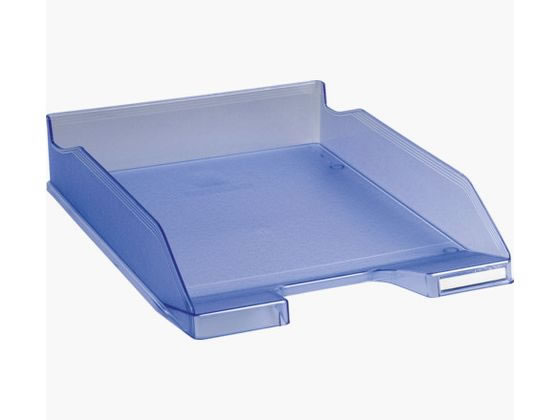 【商品説明】約500枚の用紙を収納できるスタンダードサイズのレタートレーです。A4書類、ファイルはもちろんのこと、角型2号封筒も収納できるA4＋サイズです。垂直にも階段状にも積み重ねが可能です。書類の分類に役立つインデックスシート付きです。...