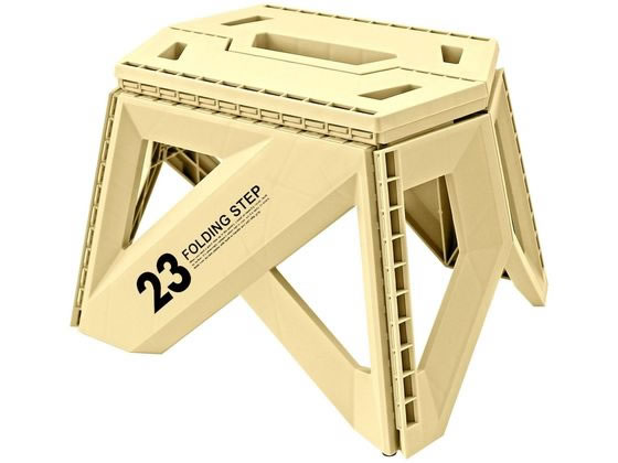 【商品説明】後ちょっとに手が届くセノ・ビー。滑り止めラバー付なので滑りにくく、床なども保護してくれるのでフローリングで使用も可能。持ち手を引き上げるだけで、簡単にコンパクトにたためるので隙間に収納できます。【仕様】●カラー：サンドベージュ●...