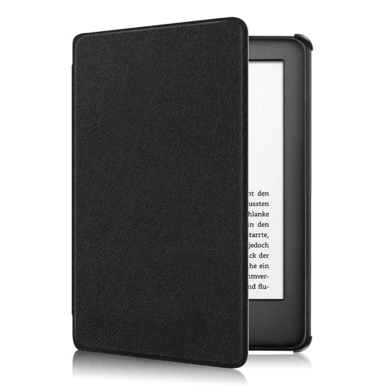 Kepuch Custer ケース 対応 Kindle 2019 10th, PUレザー 軽量 カバー 対応 Kindle 2019 10th - 黒外部は高質pu素材を使用されて、地面に落ちっても衝撃を減少します。傷や指紋防止---フロン...