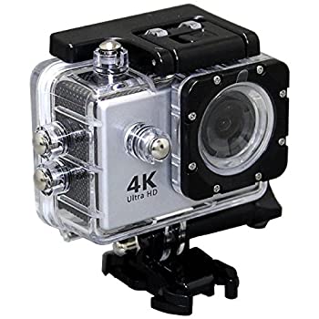 初期不良の場合は7日以内にご連絡いただいた場合のみ対応いたします。【中古】(非常に良い)SAC マイクロSD対応 防水ハウジングケース付きアクションカメラ AC600（シルバー）【メーカー名】SAC【メーカー型番】AC600S【ブランド名】...