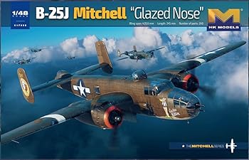 【中古】HKモデルズ HKモデル 1／48 アメリカ軍 B-25J ミッチェル グラスノーズ プラモデル 01F008 成型色【メーカー名】【メーカー型番】【ブランド名】HKモデルズ 飛行機・ヘリコプター, おもちゃ_2column, おも...