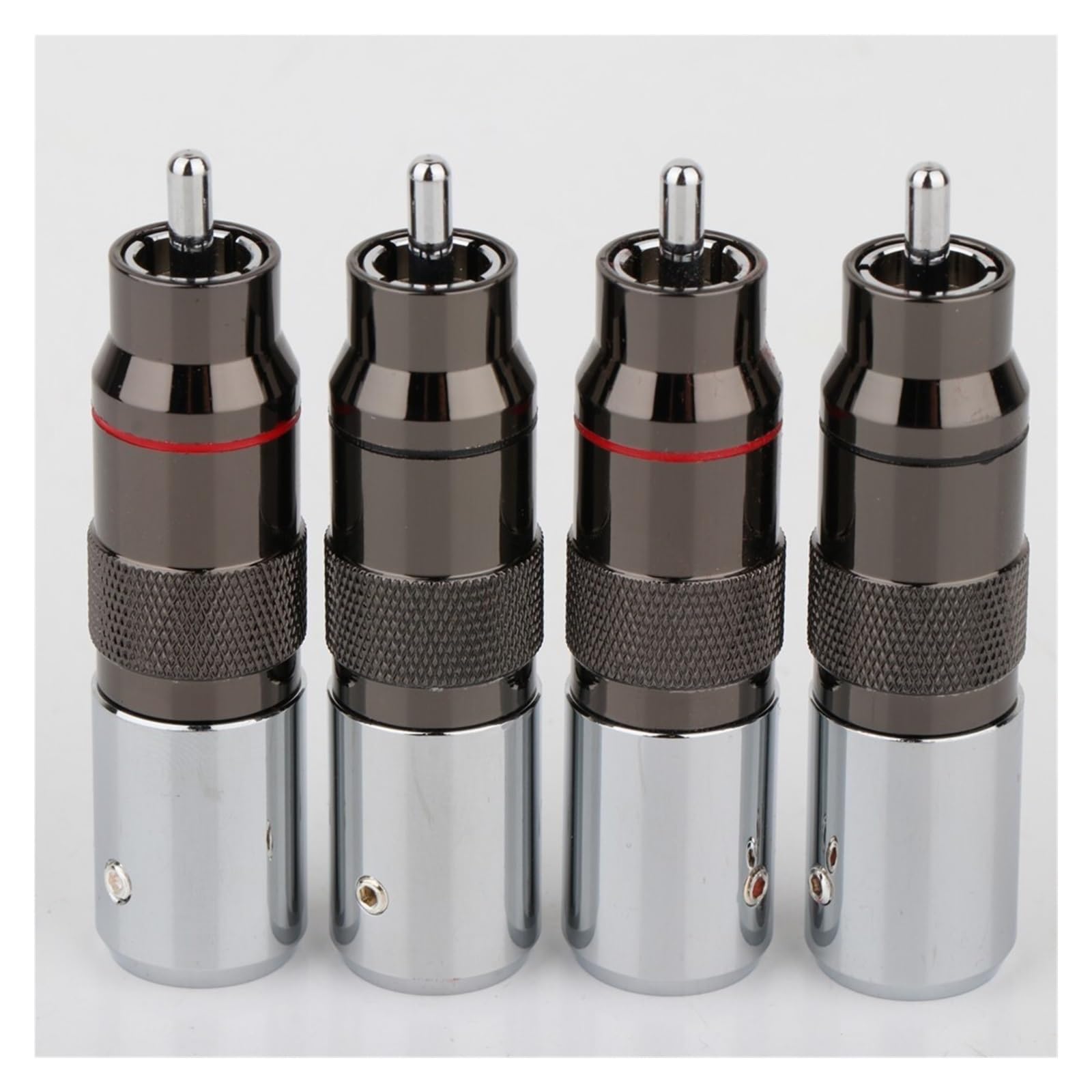 【メーカー名】Hua Nian Store【メーカー型番】【ブランド名】AISEER【商品説明】AISEER 4個 HiFi ロジウムメッキ はんだ付け不要端子 HIFI DIY 真鍮メッキ ロジウム オーディオ ビデオ コネクタ TV チ...