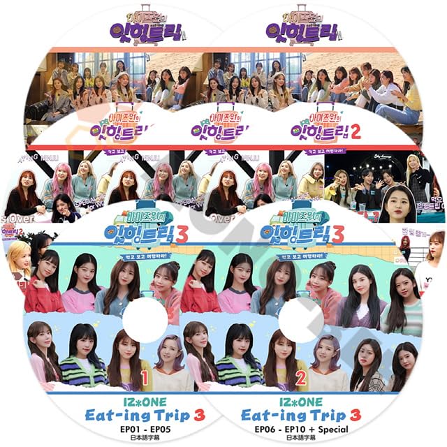 【メーカー名】ノーブランド【メーカー型番】【ブランド名】ノーブランド品【商品説明】K-POP DVD IZ*ONE EATING TRIP SEASON123 7枚SET 日本語字幕あり IZ*ONE アイズワン 韓国番組収録DVD KPO...