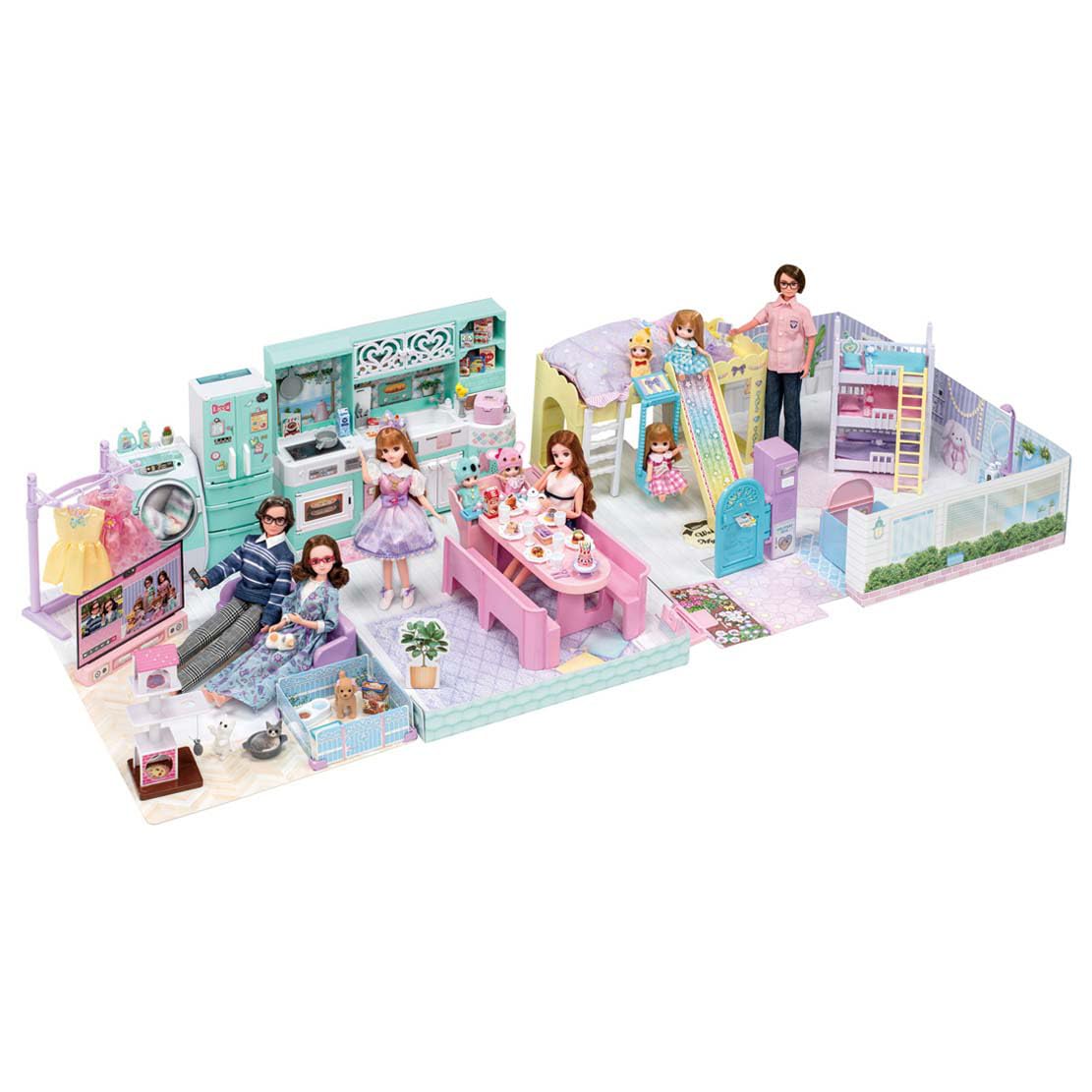 【メーカー名】タカラトミー(TAKARA TOMY)【メーカー型番】【ブランド名】タカラトミー(TAKARA TOMY)【商品説明】タカラトミー(TAKARA TOMY) リカちゃん ブランコとすべりだいのある ラ・メゾン 着せ替え おまま...