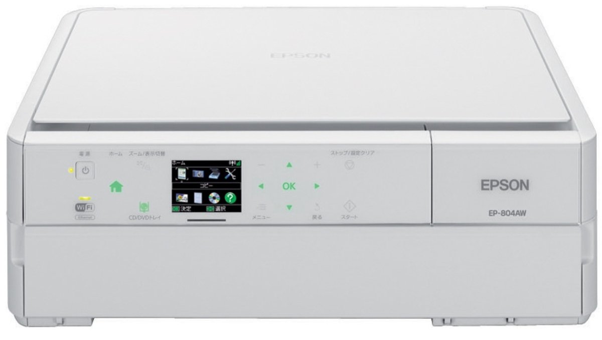 【メーカー名】エプソン【メーカー型番】【ブランド名】エプソン【商品説明】EPSON Colorio インクジェット複合機 EP-804AW 有線・無線LAN標準対応 スマートフォンプリント対応 先読みガイド&カンタンLEDナビ搭載 6色染料...