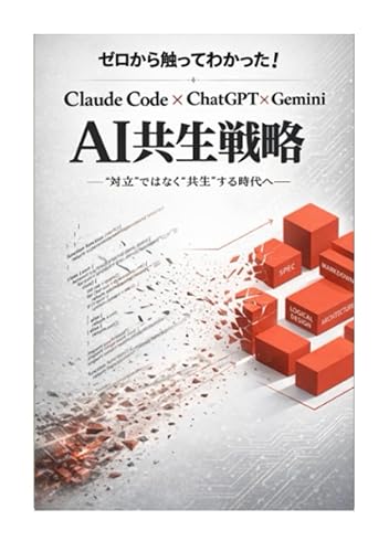 【中古】(未使用品)ゼロから触ってわかった！ Claude Code × ChatGPT × Gemini AI共生戦略 -“対立”ではなく“共生”する時代へ-【メーカー名】【メーカー型番】【ブランド名】【商品説明】ゼロから触ってわかった！...