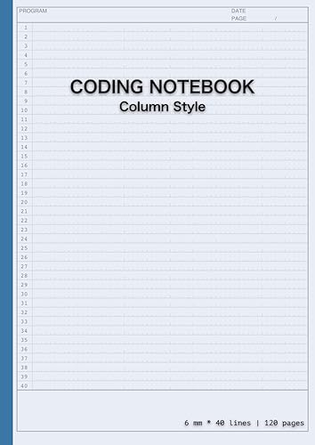 【中古】(未使用品)CODING NOTEBOOK（カラムスタイル）: コード用ノート｜行番号付き｜1文字分ごとの目盛り付き｜手書きでコーディングしたい方のためのノート【メーカー名】【メーカー型番】【ブランド名】【商品説明】CODING N...