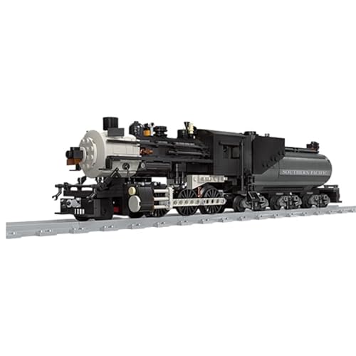 【中古】(非常に良い)蒸気機関車 模型 ブロック 積み木 列車 仮想 鉄道 玩具 男の子 子供 大人 DIY 組み立て 知育 クラフト 精密 モデル インテリア プレゼント ギフト 教育 おもちゃ 蒸気列車 鉄道模型 オブジェ (写真,スタ...