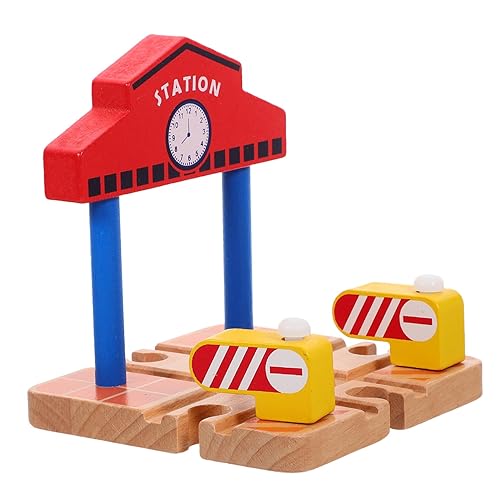 【中古】CORHAD 木造鉄道駅プラットフォーム模型 子供用組立てアクセサリー ミニサイズ 耐久性に良い精巧な木製シミュレーションステーション 幼児の想像力育成 鉄道シーン教材 玩具セット【メーカー名】【メーカー型番】【ブランド名】CORH...