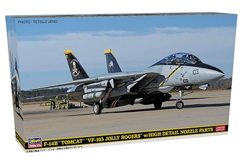 【中古】(非常に良い)ハセガワ 1/72 アメリカ F-14B トムキャット “VF-103 ジョリーロジャース” w/ハイディテール ノズルパーツ プラモデル SP673 (飛行機)【メーカー名】【メーカー型番】【ブランド名】ハセガワ(H...
