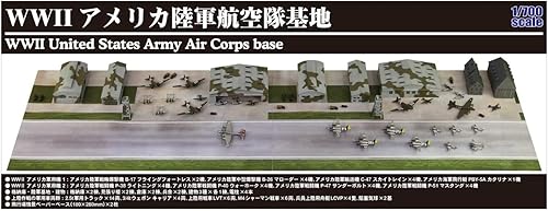 【中古】(未使用品)ピットロード 1/700 SPSシリーズ 第二次世界大戦 アメリカ陸軍航空隊基地 飛行場情景ペーパーベース(180mm×280mm 2枚入り) プラモデル SPS01【メーカー名】【メーカー型番】【ブランド名】ピットロー...