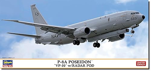 【中古】(非常に良い)ハセガワ 1/200 アメリカ海軍 P-8A ポセイドン 第10哨戒飛行隊 w/レーダーポッド プラモデル 10856【メーカー名】【メーカー型番】【ブランド名】ハセガワ(Hasegawa) 飛行機・ヘリコプター 【商...