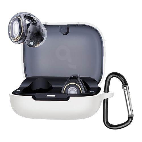 【中古】(非常に良い)BUITFOU For Anker Soundcore C30i ケース Soundcore C30i 保護ケース 柔らかい シリコン製 落下防止 キズ防止 耐衝撃 防塵 軽量 装着充電可能 カラビナ付き 紛失防止(ホ...