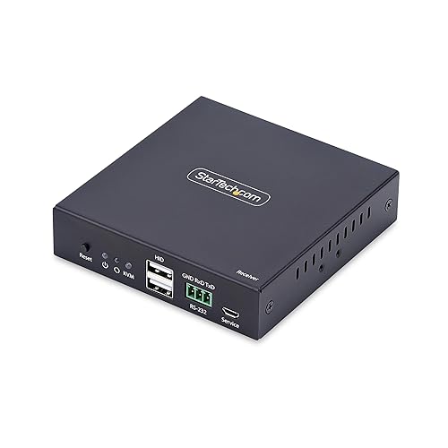 【中古】(非常に良い)StarTech.com HDMI KVMレシーバー オーバーIPネットワーク IH2006製品シリーズ用、4K 60Hz、キーボード/ビデオ/マウス、レシーバーのみ【メーカー名】【メーカー型番】【ブランド名】Star...