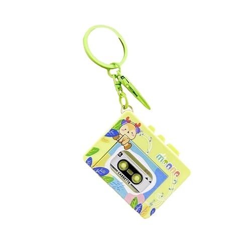 【中古】旅行と毎日の使用のための3songsに組み込まれたミニチュアレトロな音楽プレーヤーキーチェーン装飾キーチェーンユニークなスタイル【メーカー名】【メーカー型番】【ブランド名】Whigetiy ディスクプレーヤー・レコーダー 【商品説明...