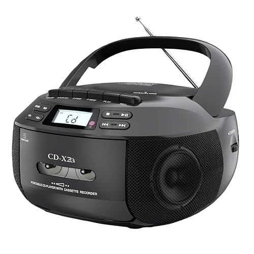 【中古】(非常に良い)RoastMe CDプレーヤー テープレコーダー 音楽プレーヤー レトロ 多機能 女の子と男の子への誕生日プレゼント 母の日 父の日 (Black)【メーカー名】【メーカー型番】【ブランド名】RoastMe ディスクプ...