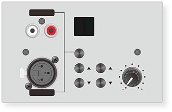 【中古】CMX Audio PA-4500WP リモートコントロールパネル; PA-4500MXシリーズアンプ用に作られた目的; CAT6ケーブルによる通信; オーディオソースの選択とボリュームコントロール; 壁埋め込みマウント【メーカー名...
