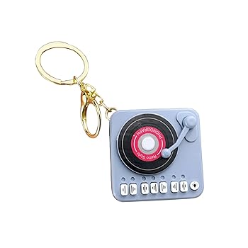【中古】(未使用品)レトロターンテーブルミュージックプレーヤーキーチェーンミュージックボックス装飾的なデザインは、リラクゼーションアドベンチャービンテージプレーヤーのためのメロディーに組み込まれています【メーカー名】【メーカー型番】【ブラン...