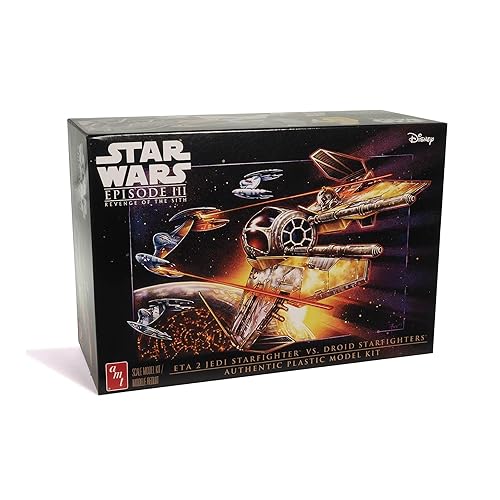 【中古】(非常に良い)AMTスターウォーズモデルキット(ファントムメナスジェダイスターファイターvsドロイドファイター)【メーカー名】【メーカー型番】【ブランド名】amt ロケット・宇宙船 【商品説明】AMTスターウォーズモデルキット(ファ...