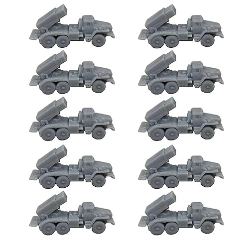【中古】(非常に良い)10PCS BM21のあられのロケットの進水車DIYモデル1/350 1/700 DIYの趣味の軍モデルのための樹脂モデルロケットの大砲のランチャーのタンクモデル(1/700(1.06CM))【メーカー名】【メーカー型...