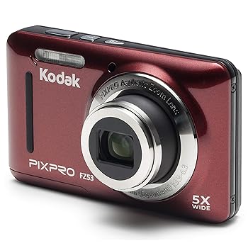 【中古】Kodak PIXPRO Friendly Zoom FZ53 16 MP Digital Camera with 5X Optical Zoom and 2.7 LCD Screen (Red) by Kodak【メーカー名】【メ...
