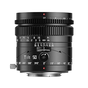 【中古】(非常に良い)TTArtisan Tilt 50mm F1.4 マイクロフォーサーズ 単焦点レンズレンズ MF (国内正規品・メーカー2年保証付) M43マウント ティルト チルト マニュアルフォーカスレンズ 大口径 交換レンズ ミ...