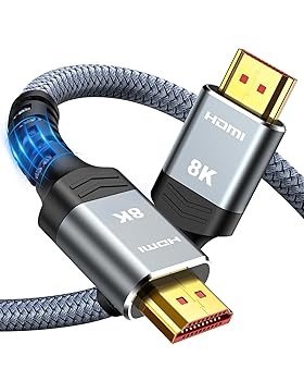 【中古】(非常に良い)Snowkids 8K HDMI ケーブル 2M [PS45対応/PS5対応] HDMI 2.1 規格 8K@60Hz 4K@120Hz/144Hz HDMI ケーブル2.1 超高速 UHD 48Gbps eARC D...