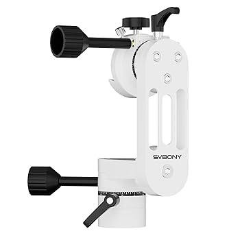 【中古】SVBONY SV225 Mini経緯台 微動ハンドル 重量1.5kg 耐荷重5kg 360°全方位の視野角 高度範囲-60 + 60° 目盛り付き 簡単操作 月 惑星 深宇宙 目視観察対応 望遠鏡アクセサリー【メーカー名】【メーカ...