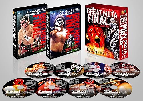 【中古】(非常に良い)グレート・ムタ 引退記念Blu-ray BOX　GREAT MUTA FINAL ”BYE-BYE” [Blu-ray]【メーカー名】【メーカー型番】【ブランド名】TCエンタテインメント スポーツ・フィットネス グレー...